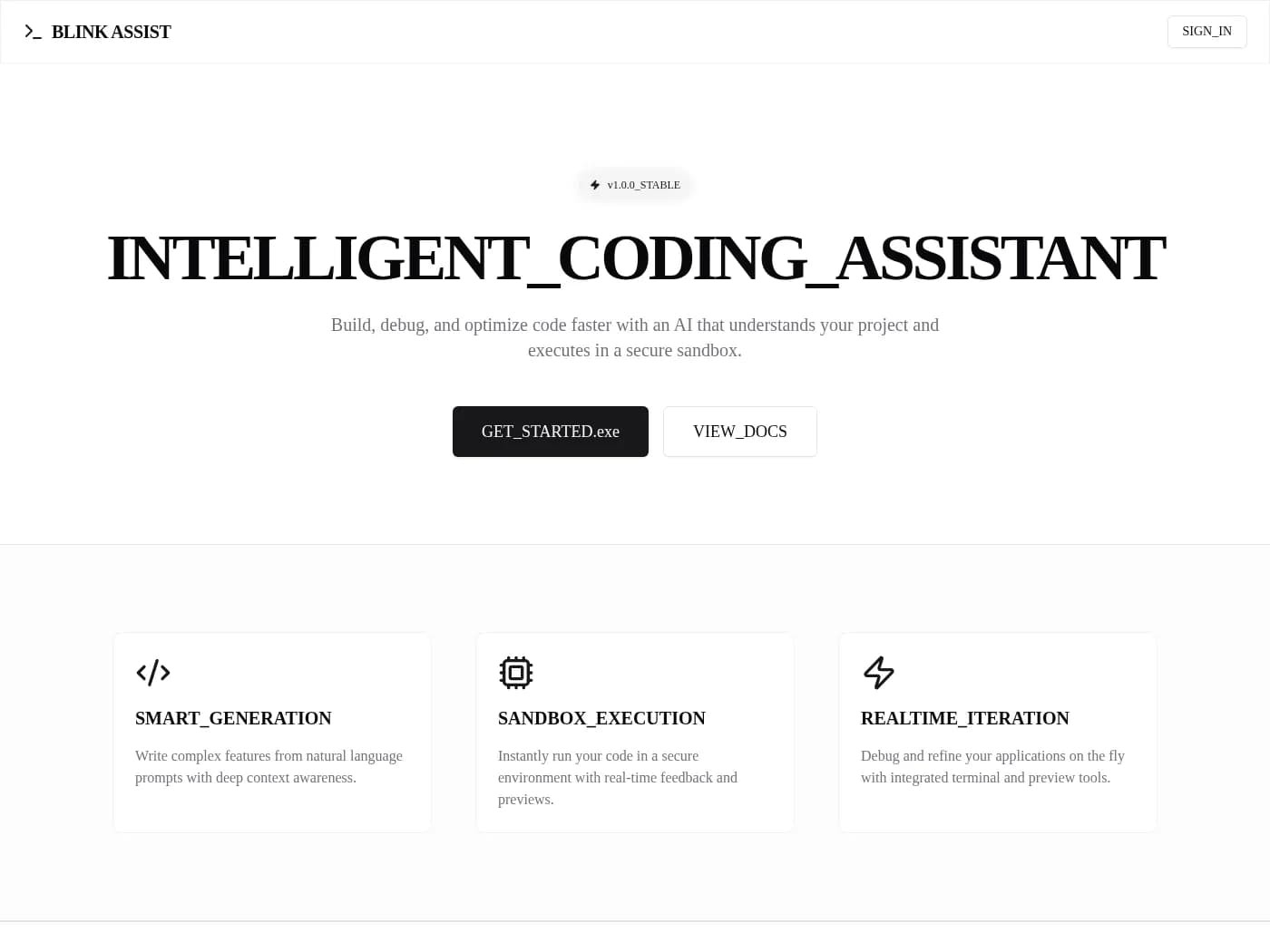 Blink Coding Assistant