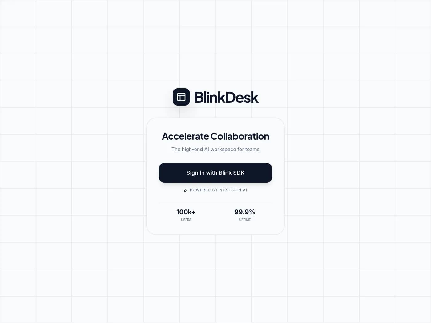 Blink Collaborative Desk