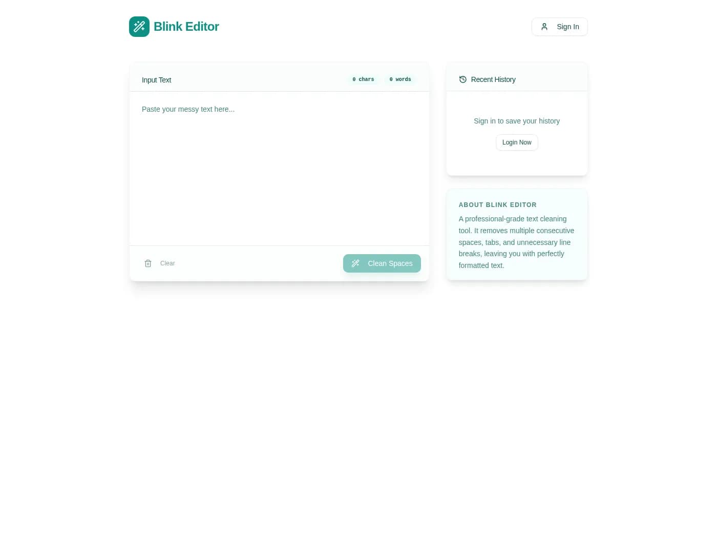 Blink Editor