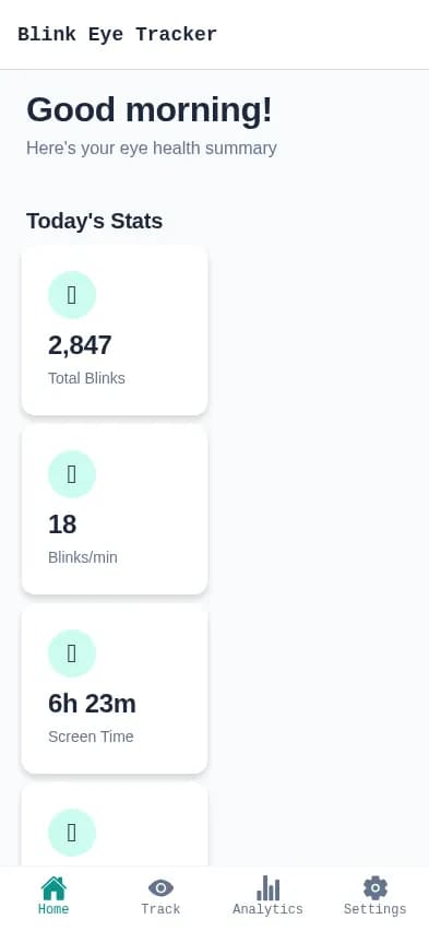 Blink Eye Tracker
