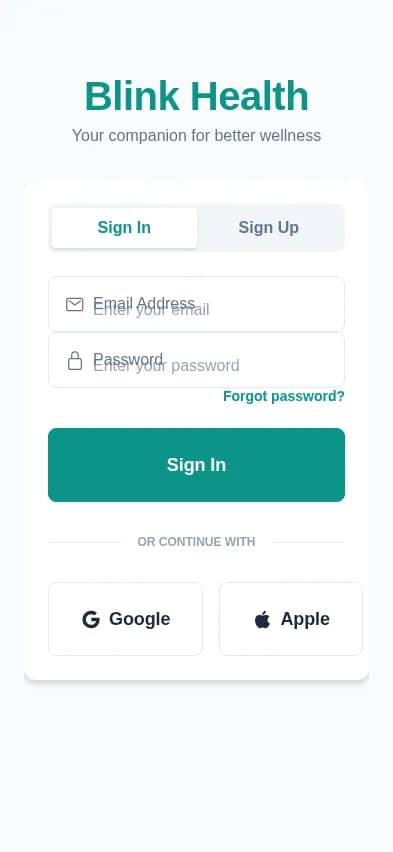 Blink Health Coach App