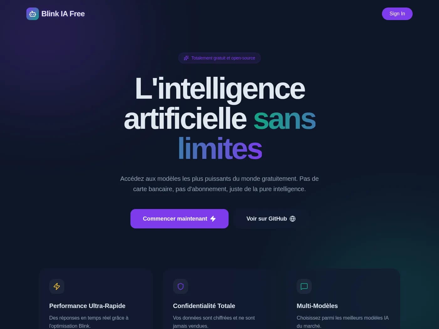Blink IA Free Clone