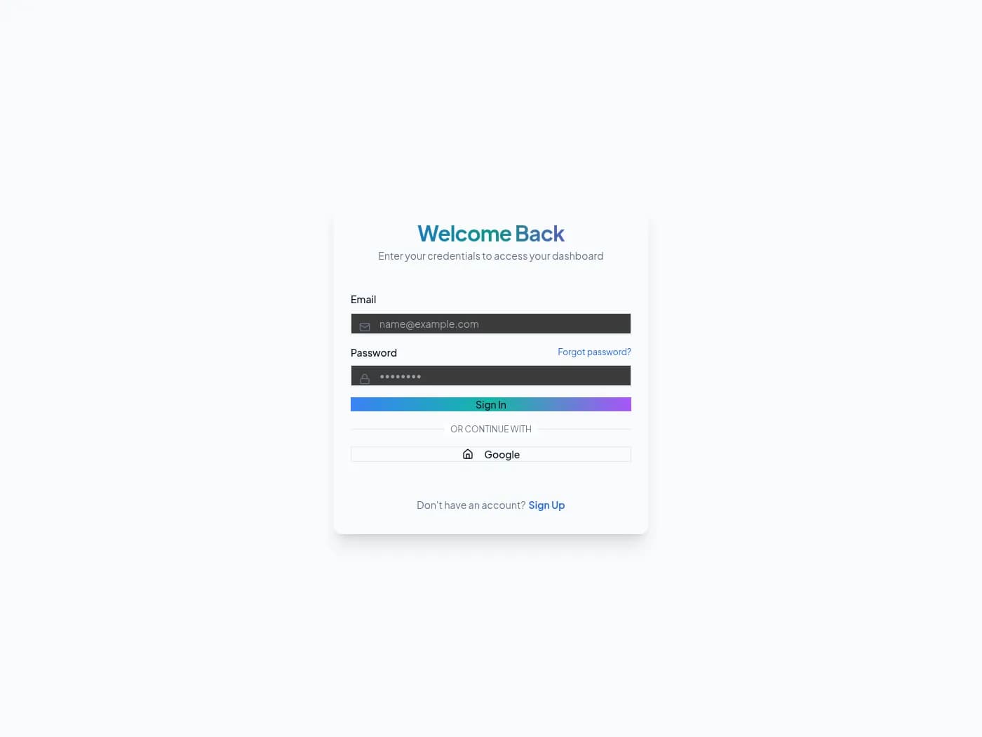 Blink Invest Dashboard