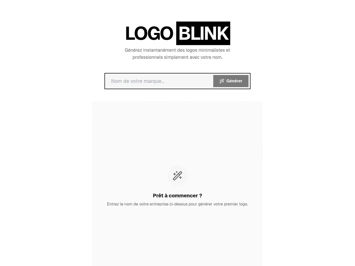 Logo Blink Generator