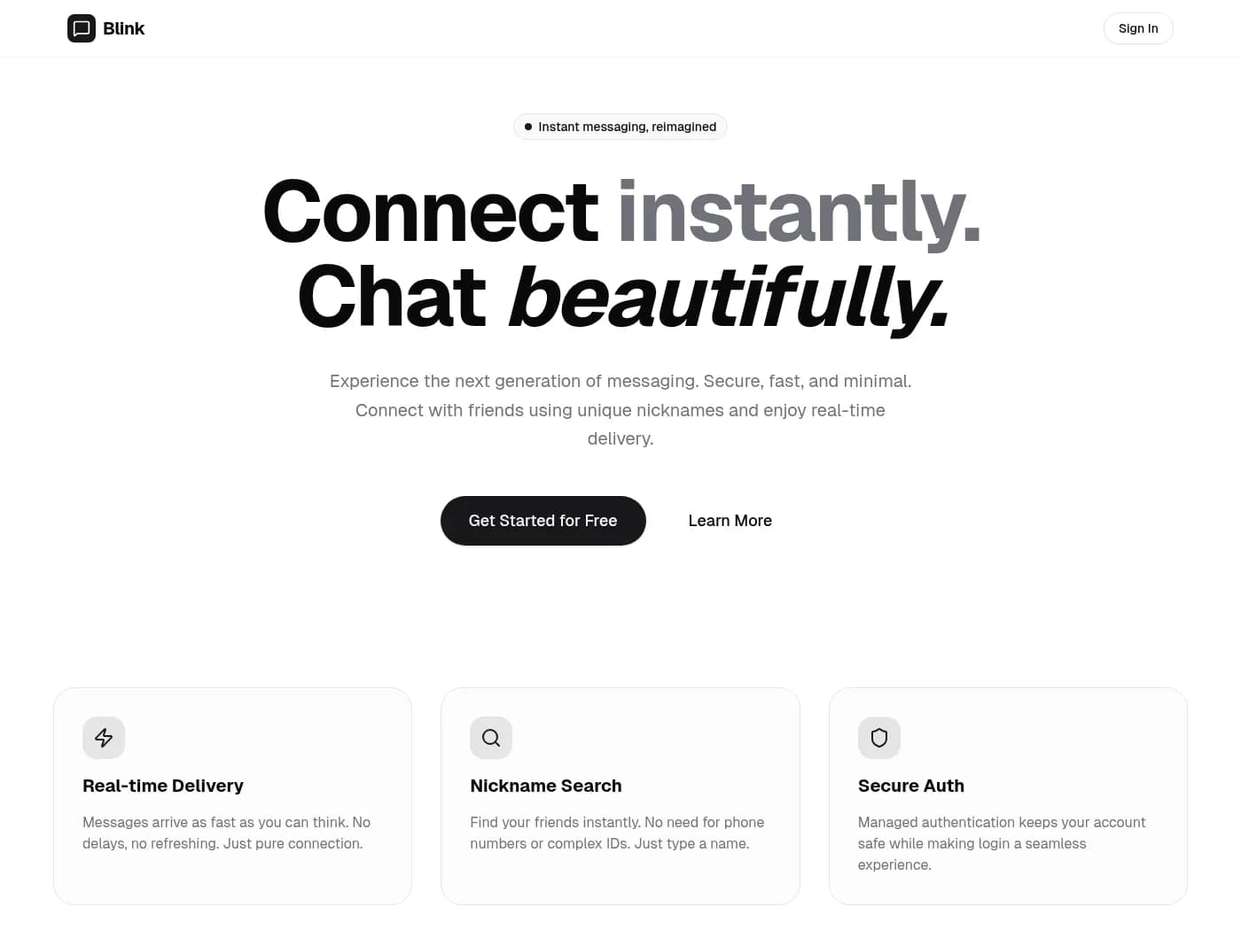 Blink Messenger