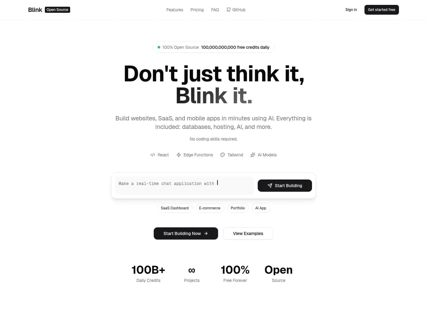 Blink New Open Source