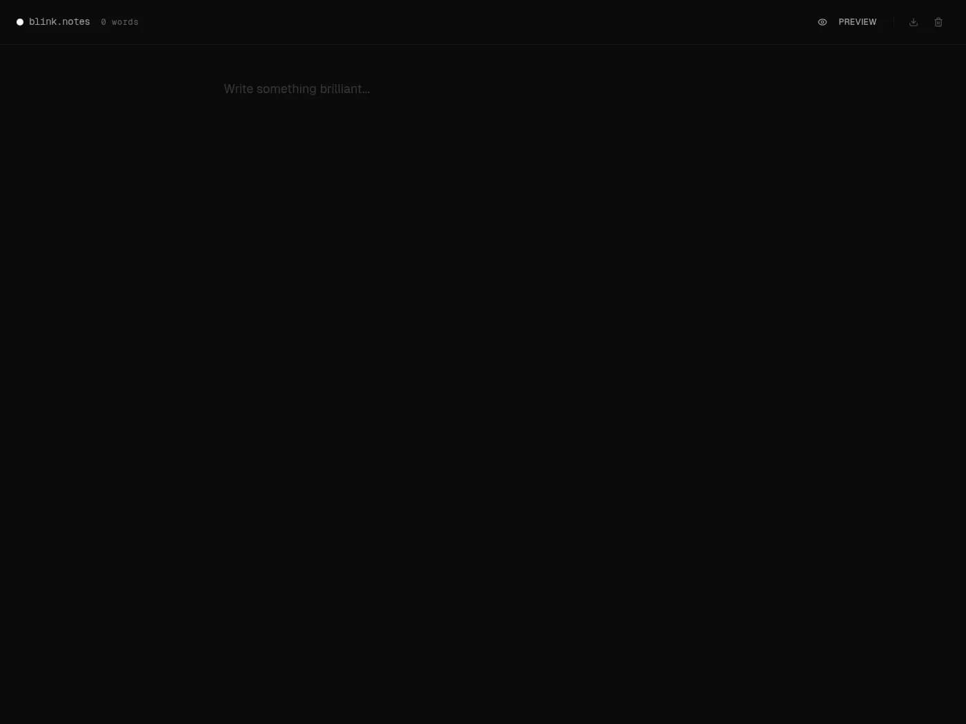 Blink.new Web Clone