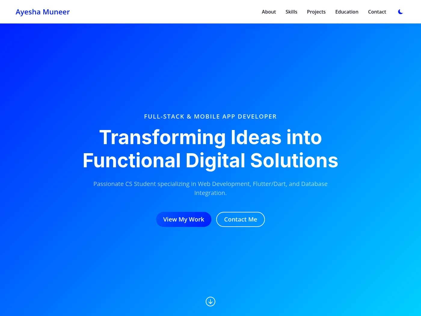 Blink Portfolio Site