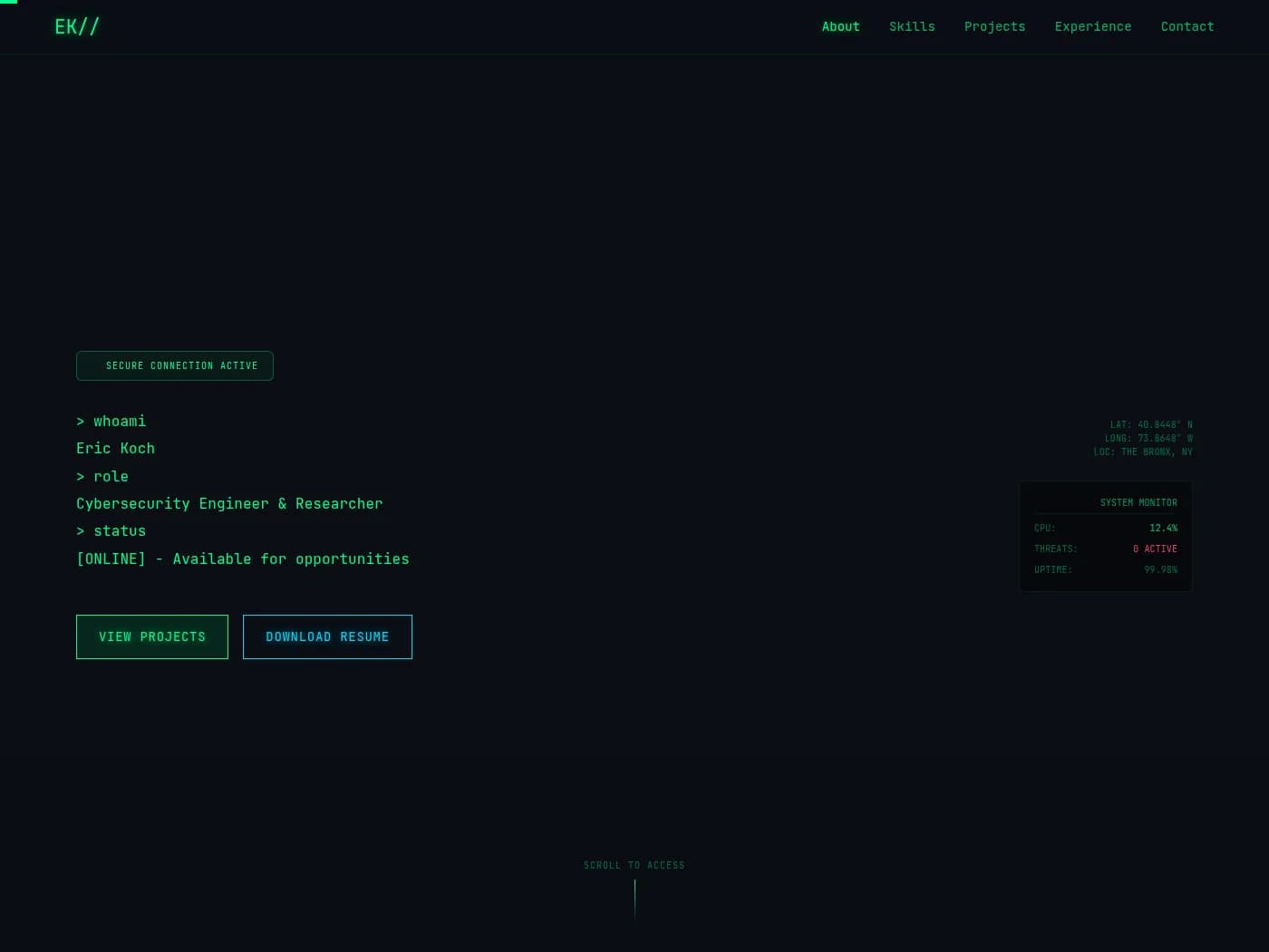 Blink Portfolio Site