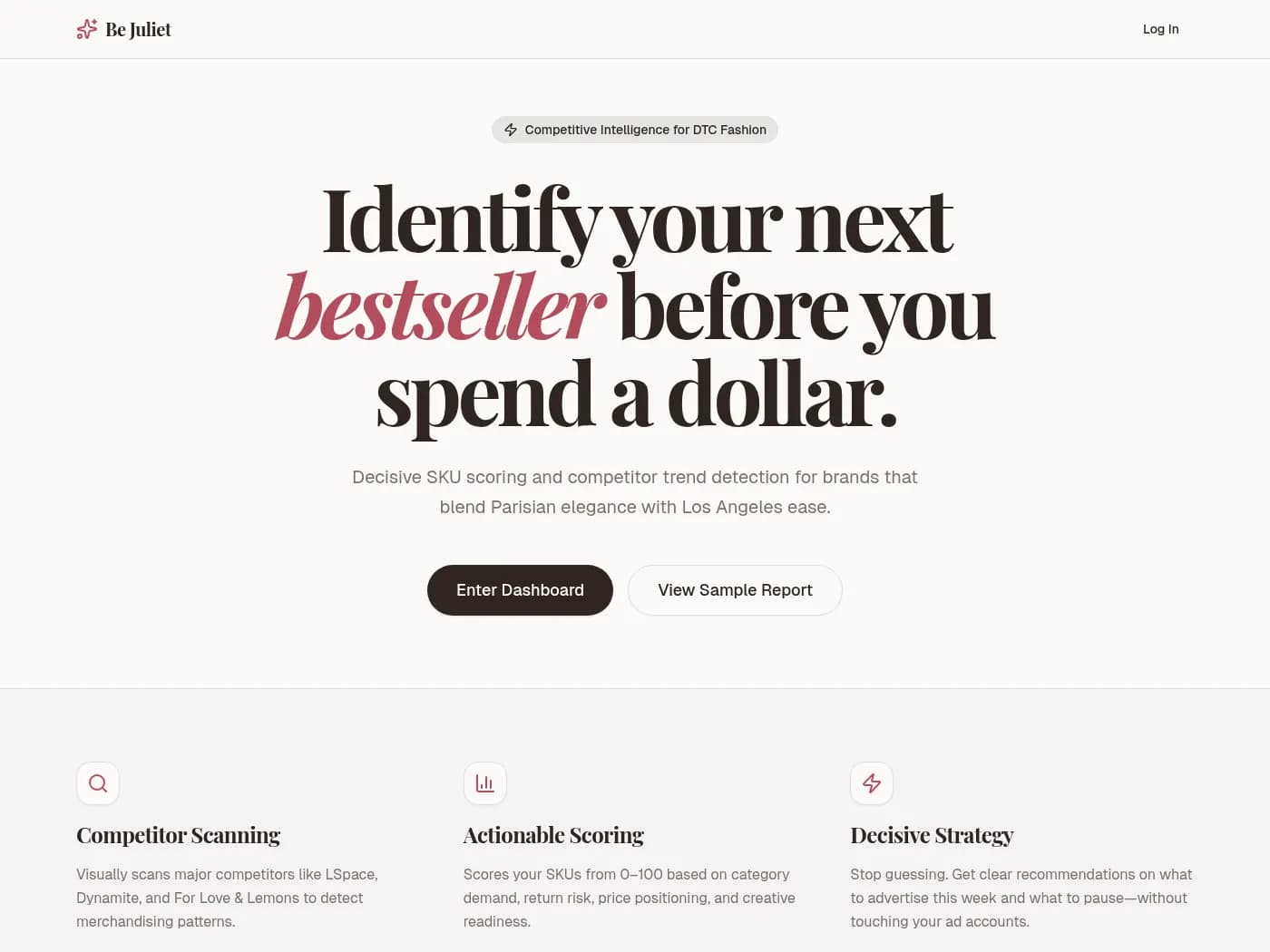 Blink Product Advisor