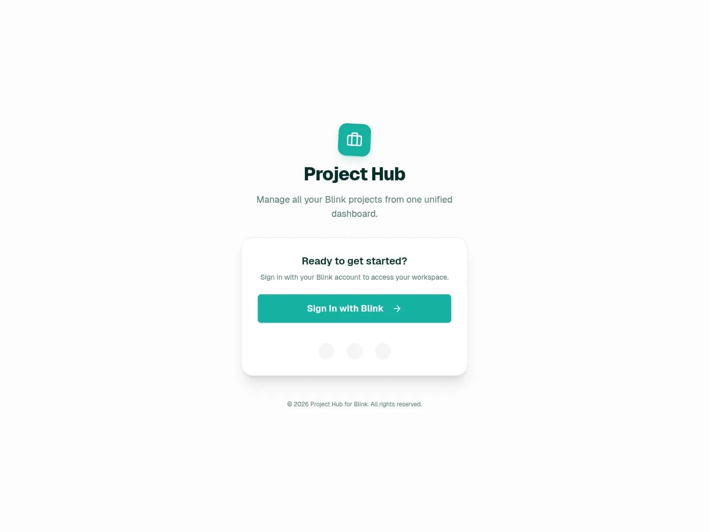 Blink Project Hub