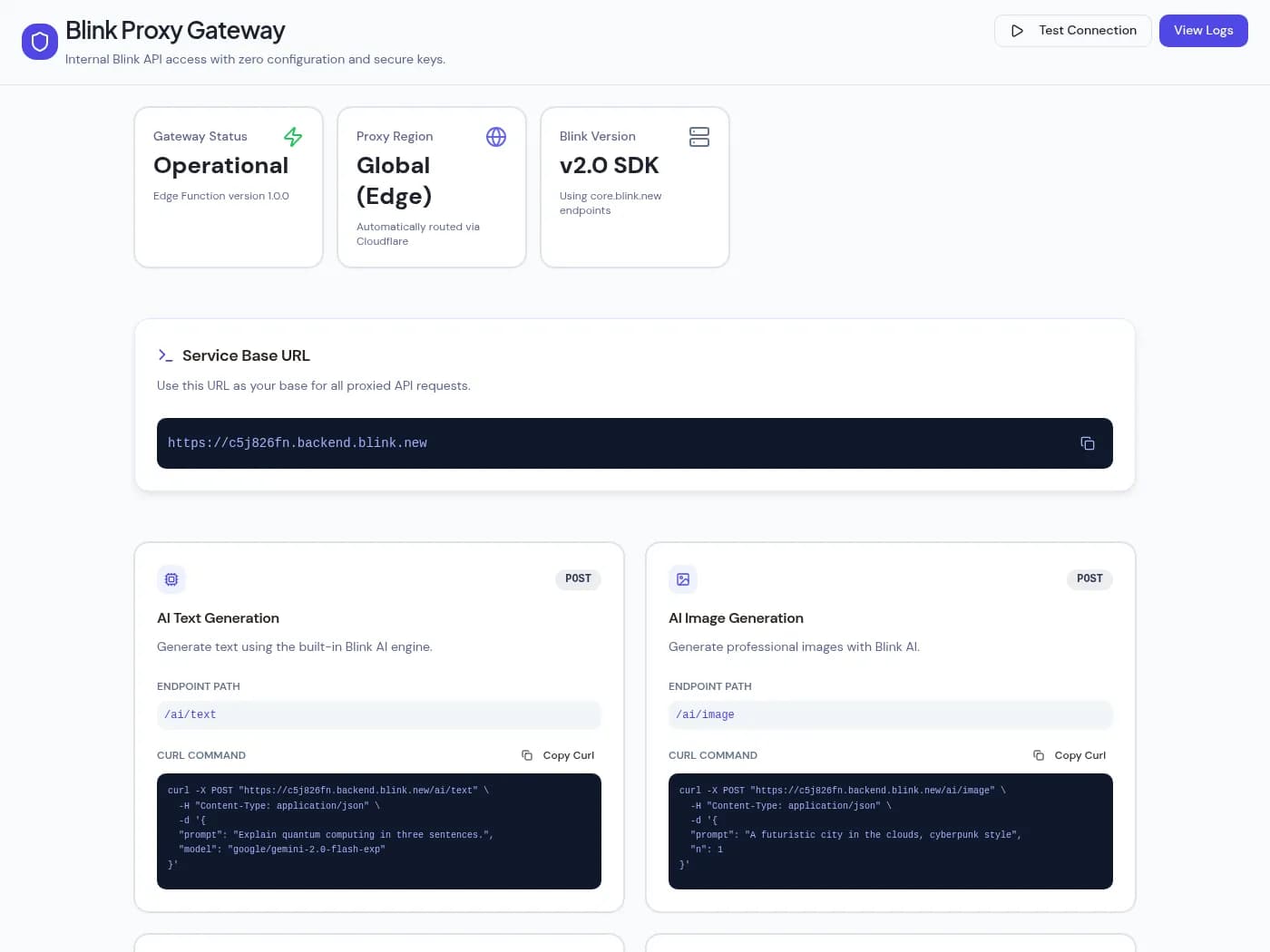 Blink Proxy Gateway
