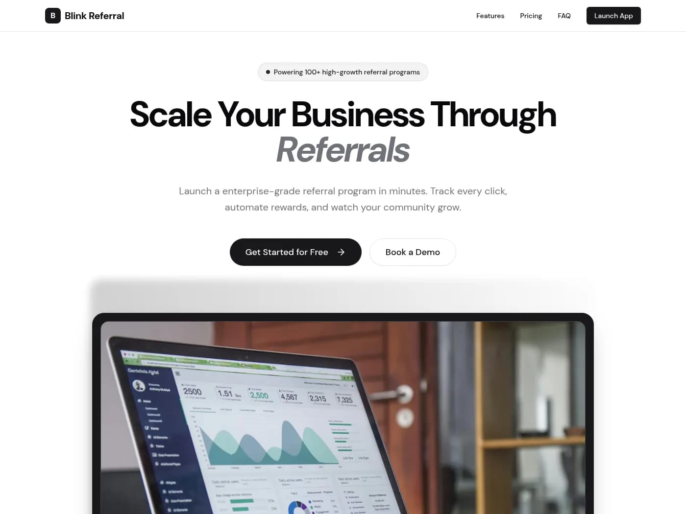 Blink Referral Platform