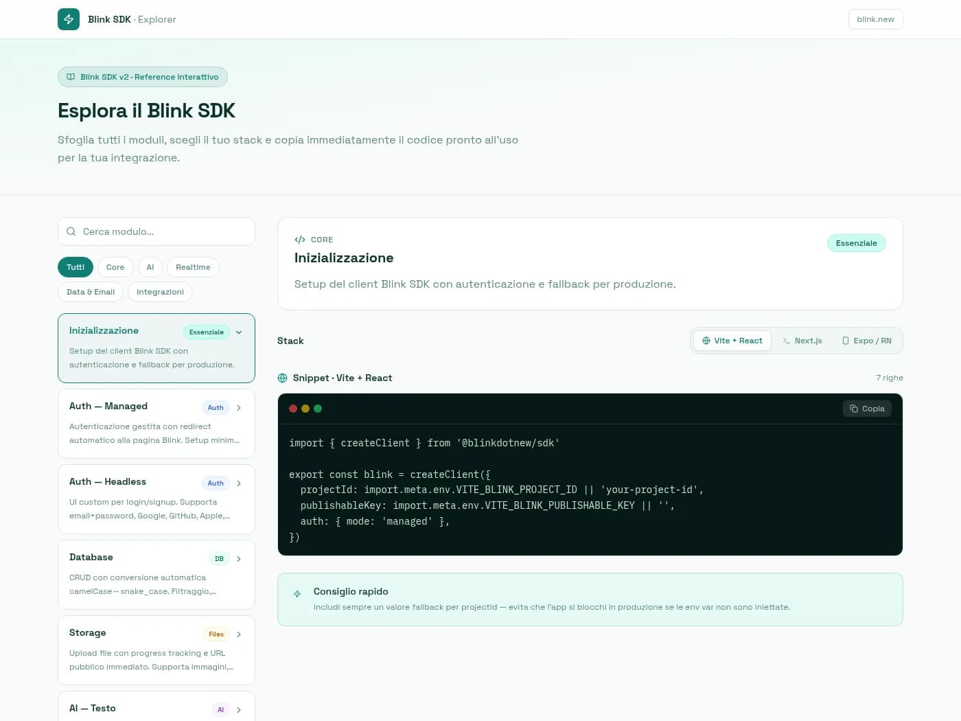 Blink SDK Accessor