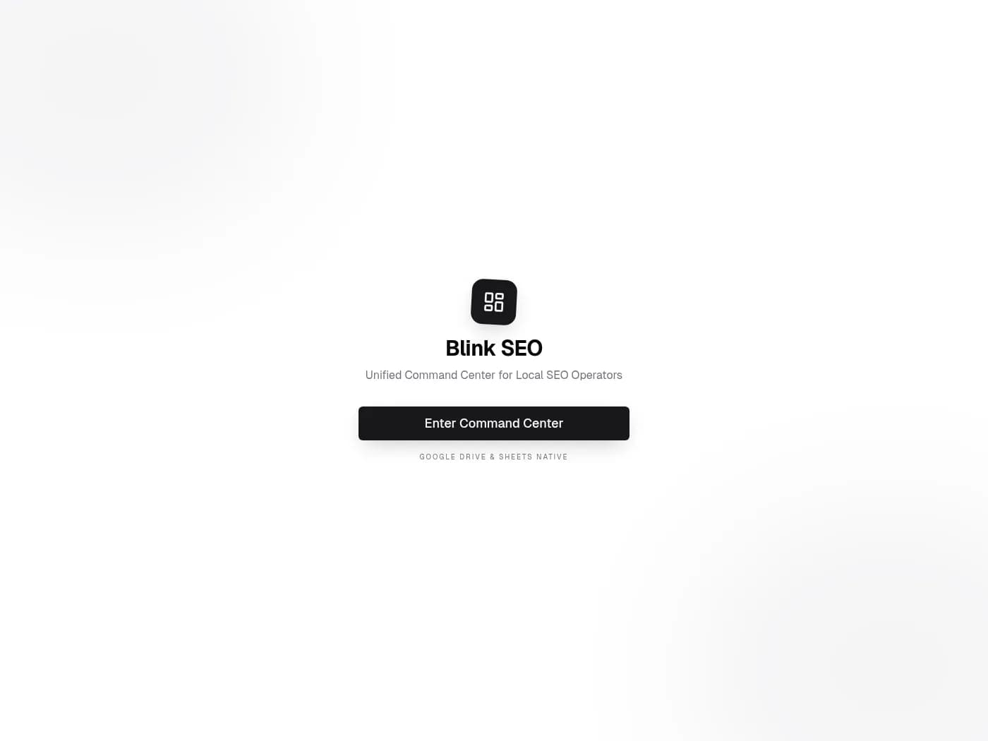 Blink SEO Command Center