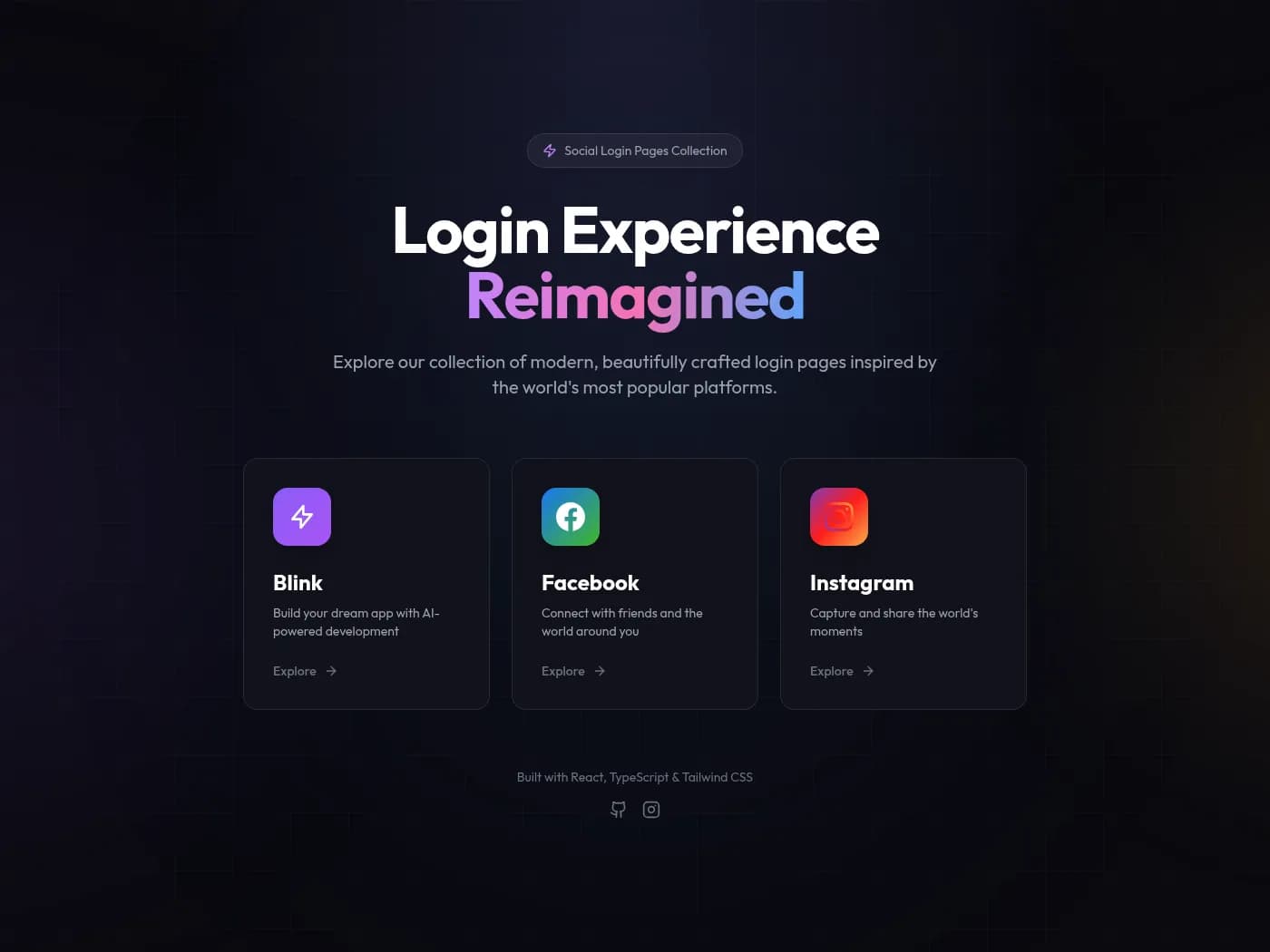 Blink Sign-Up Clone