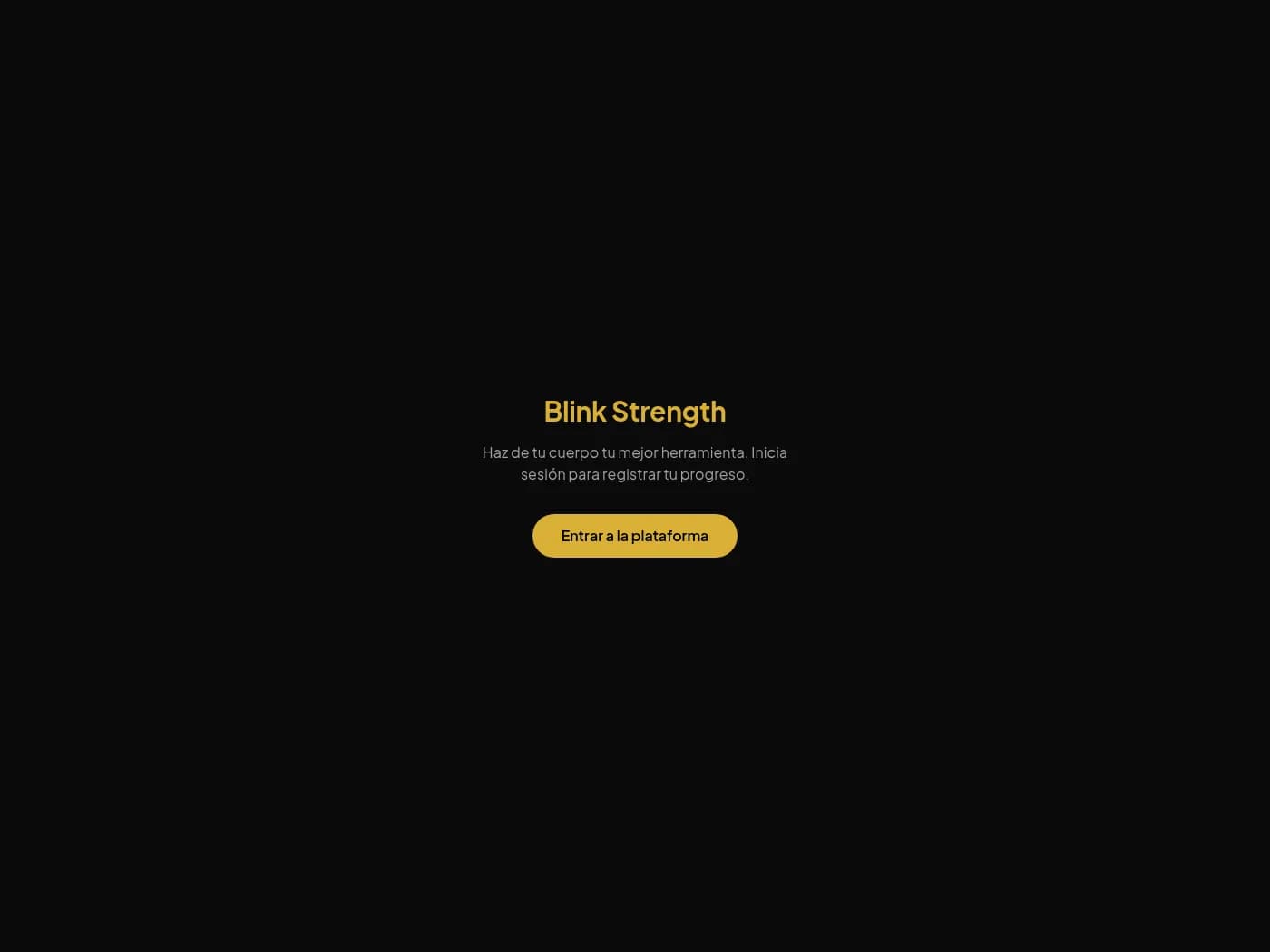 Blink Strength Platform