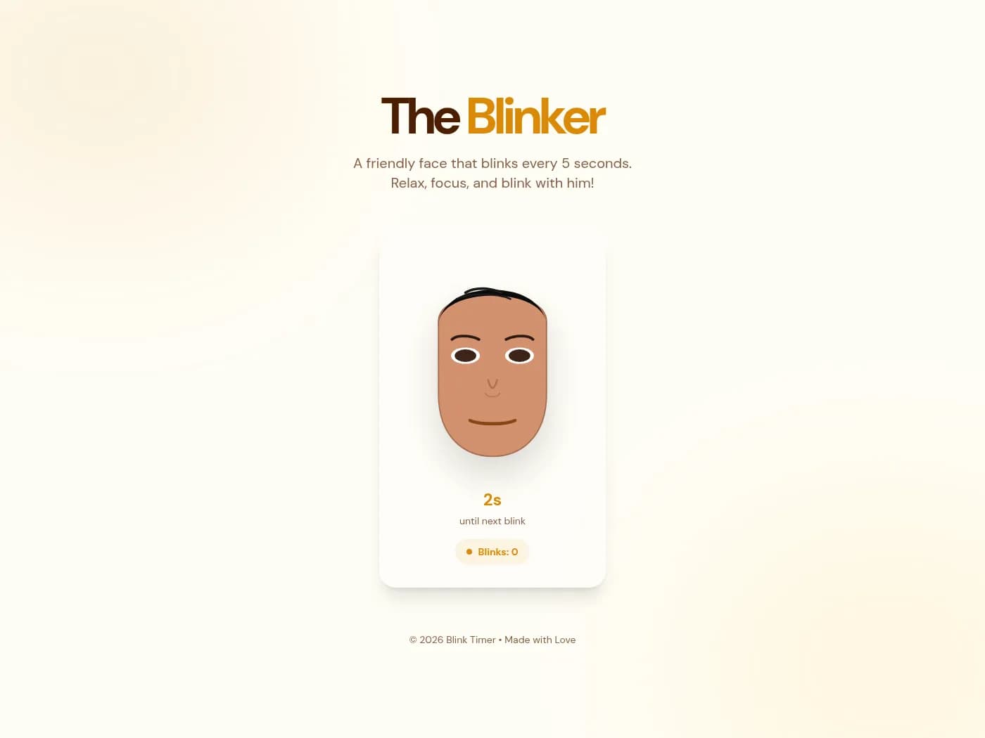 Blink Timer Web App