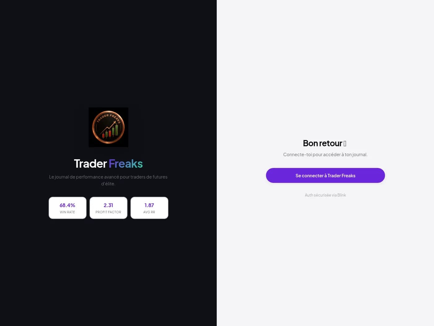 Blink Trading Journal