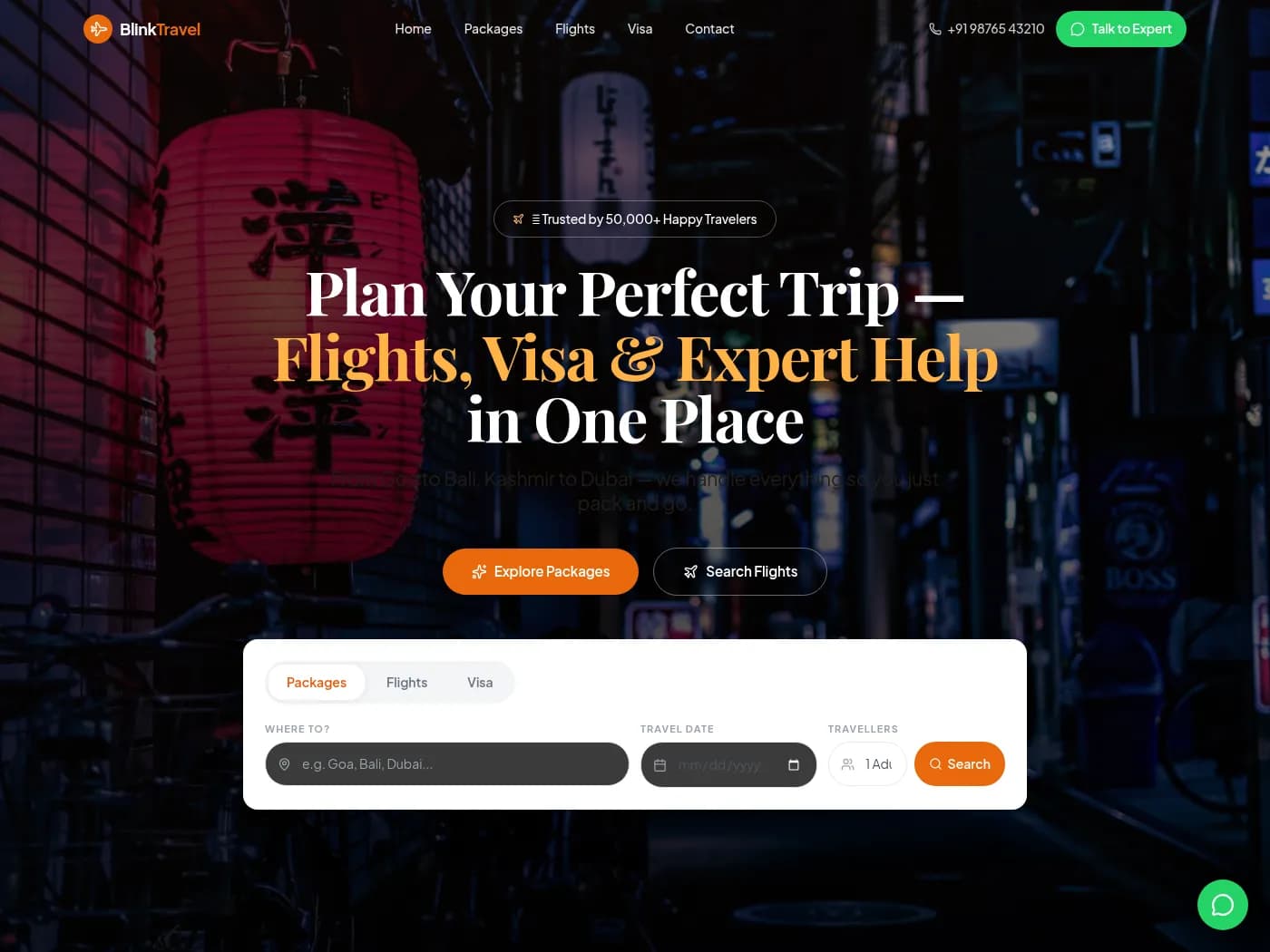 Blink Travel Platform