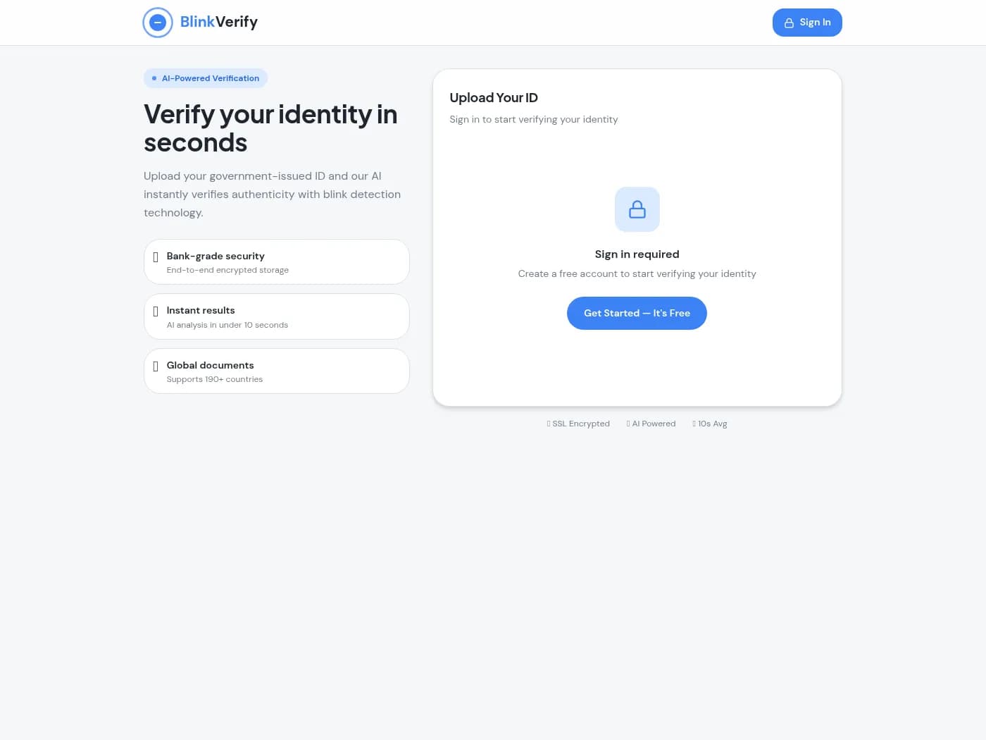 Blink Verification App