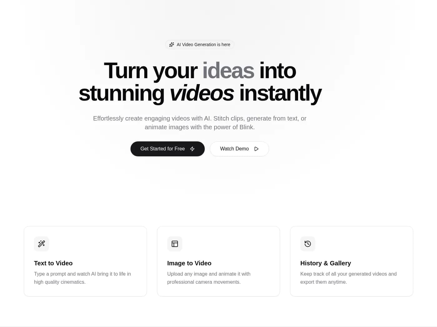 Blink Video Maker