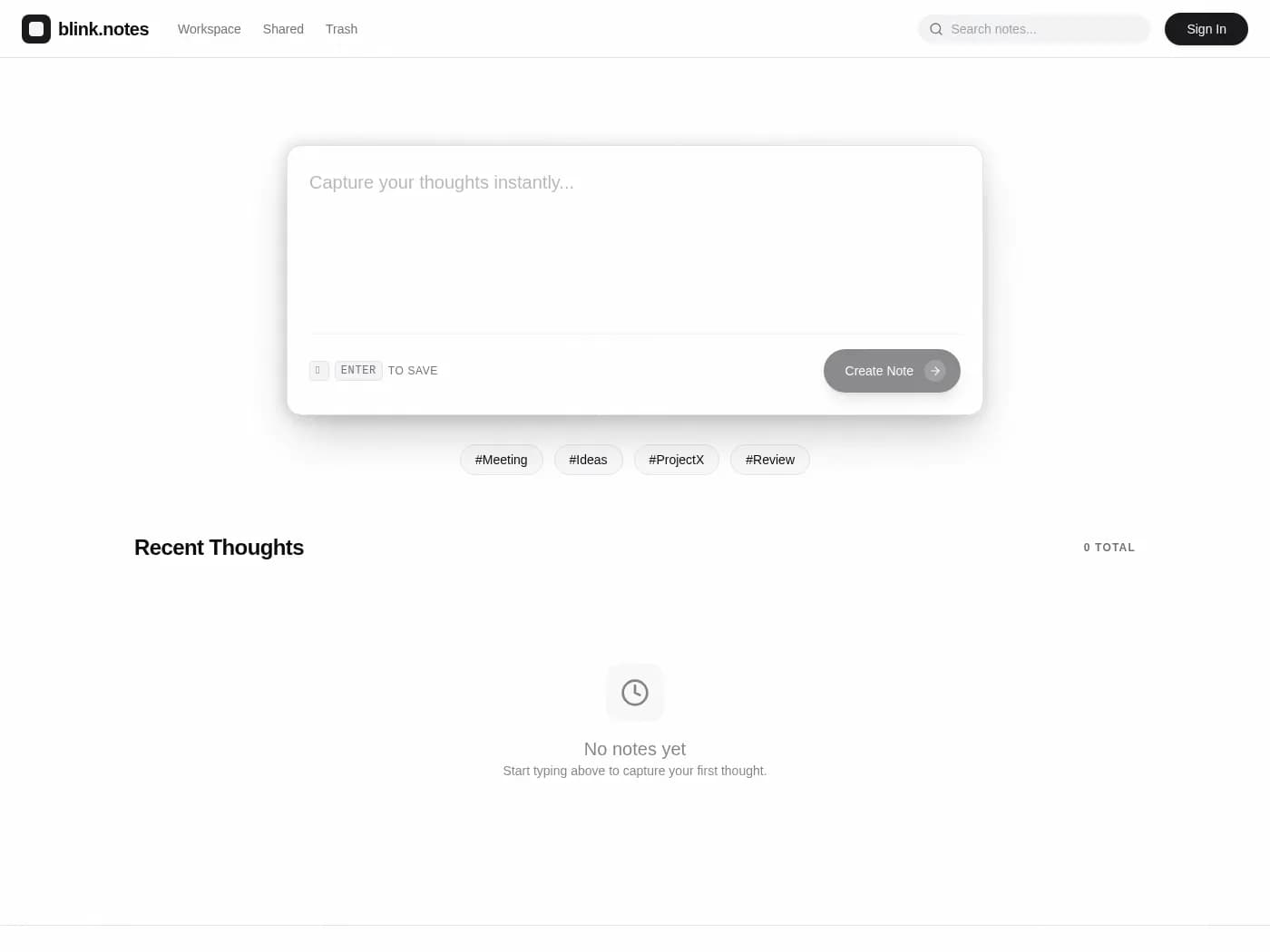 Blink.new Clone JS