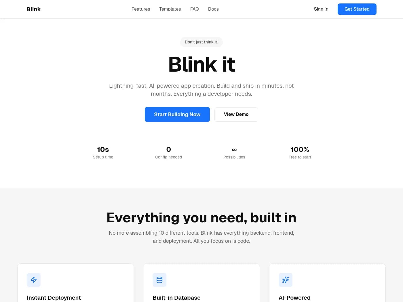 Blink.New Clone