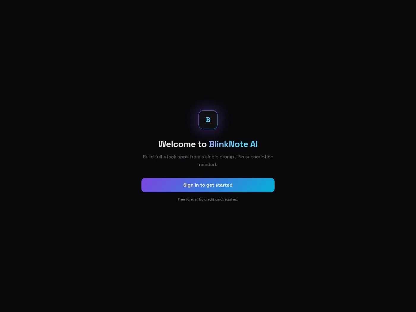 BlinkNote AI Clone