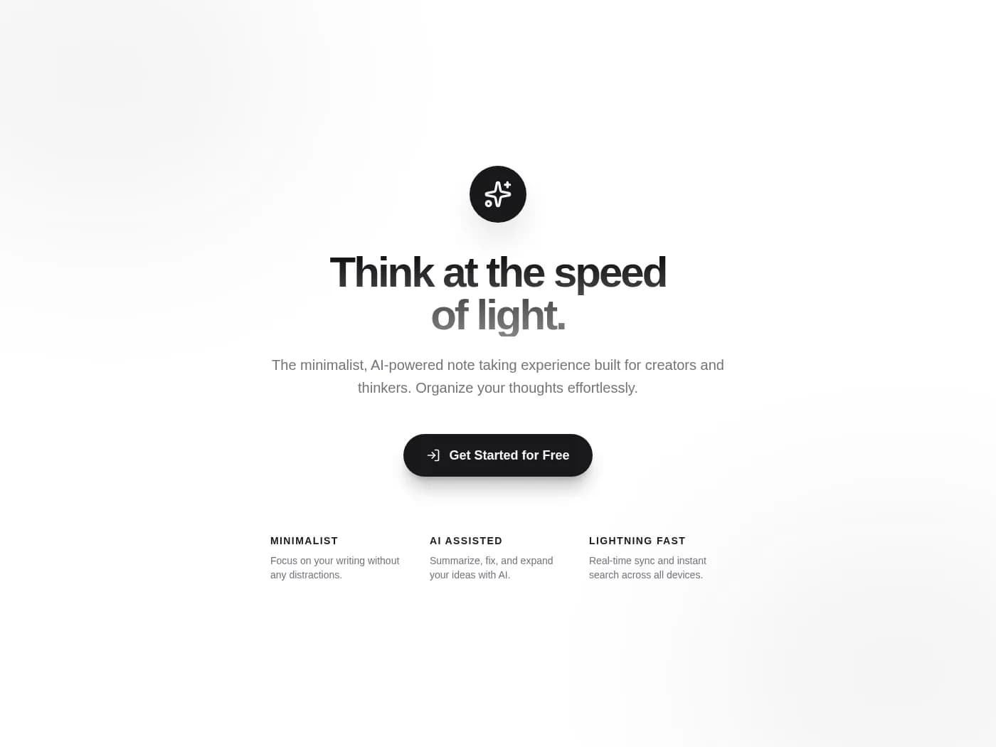 BlinkNote Clone