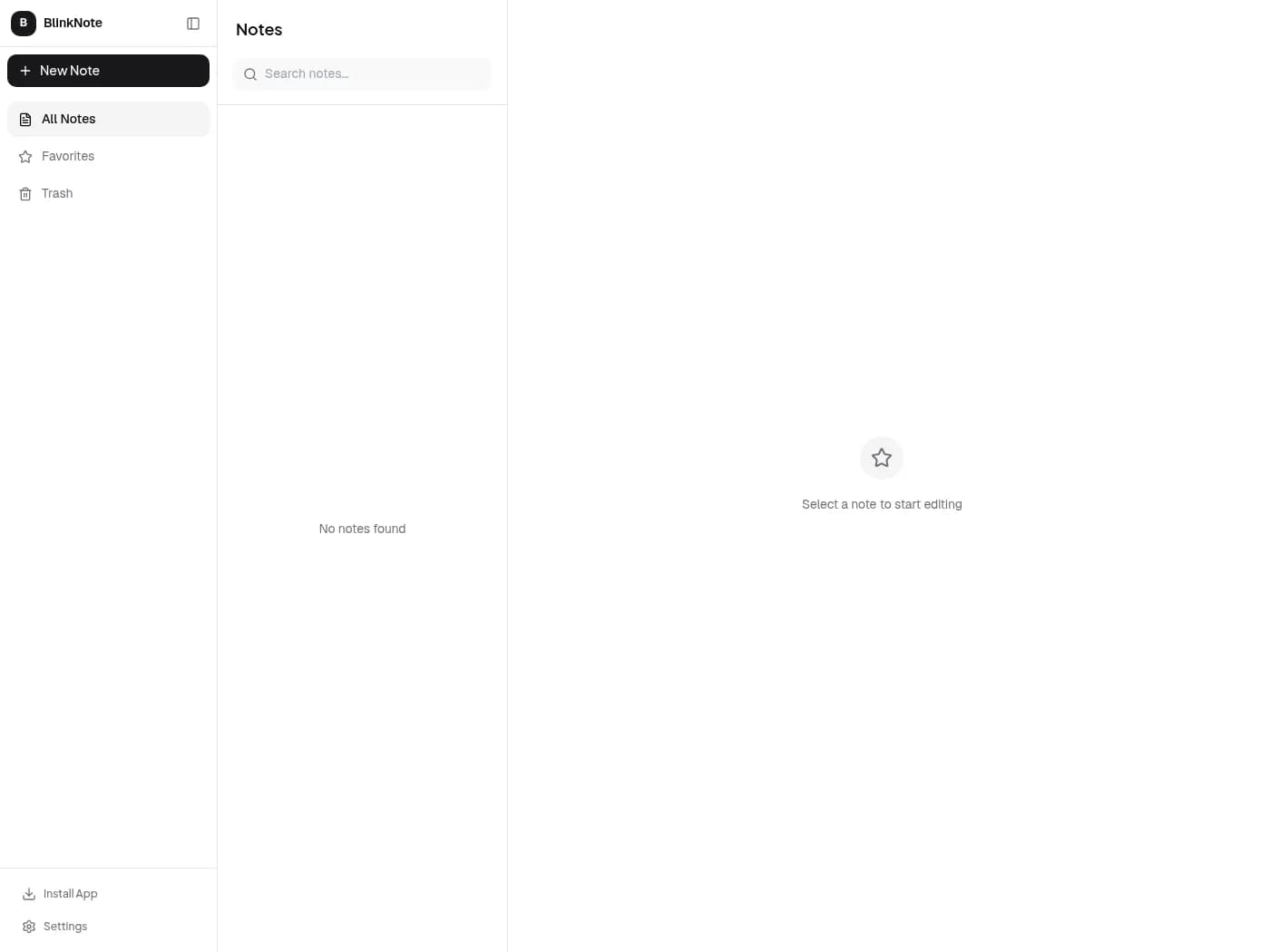 BlinkNote PWA