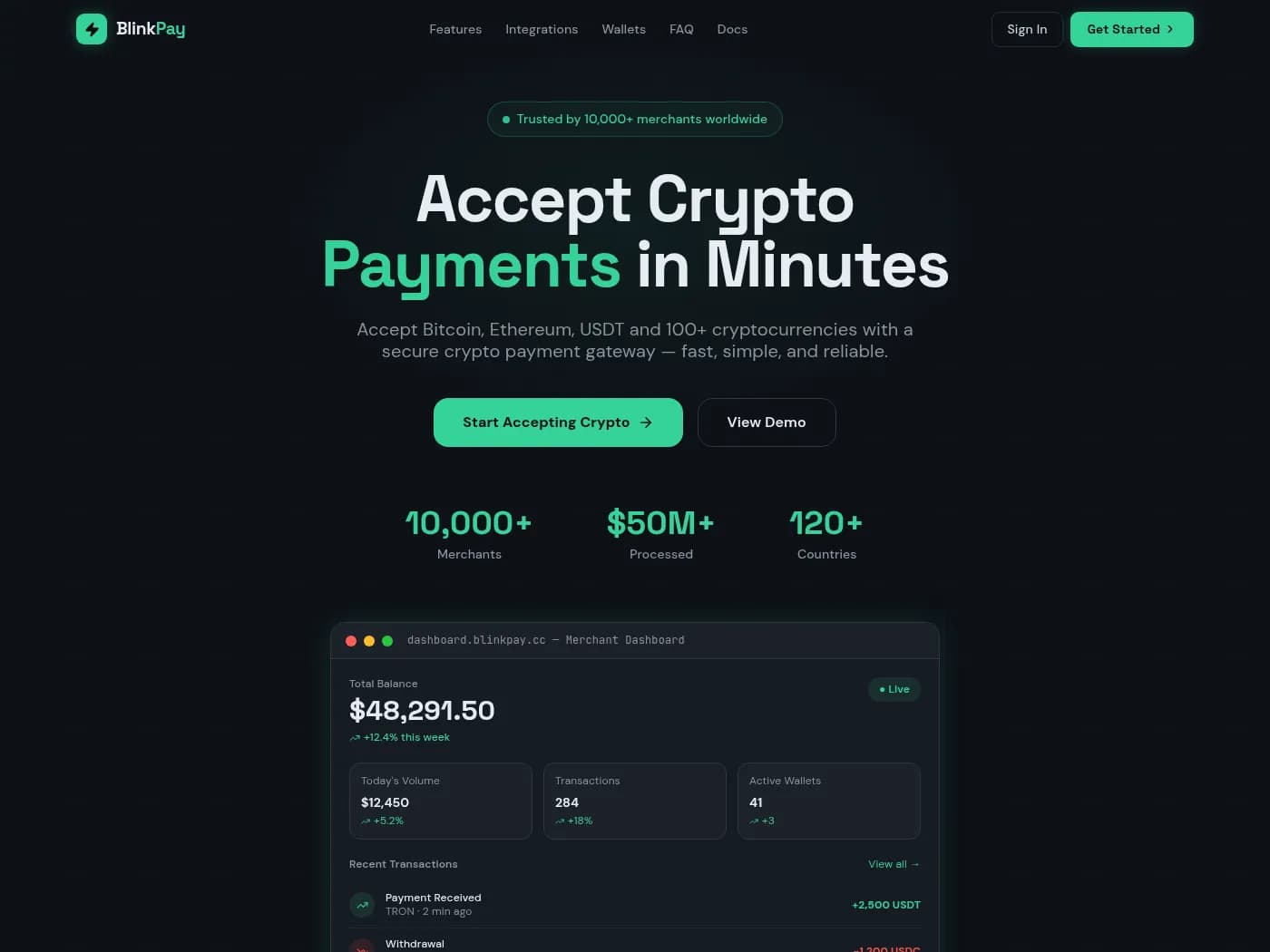 BlinkPay Clone Web