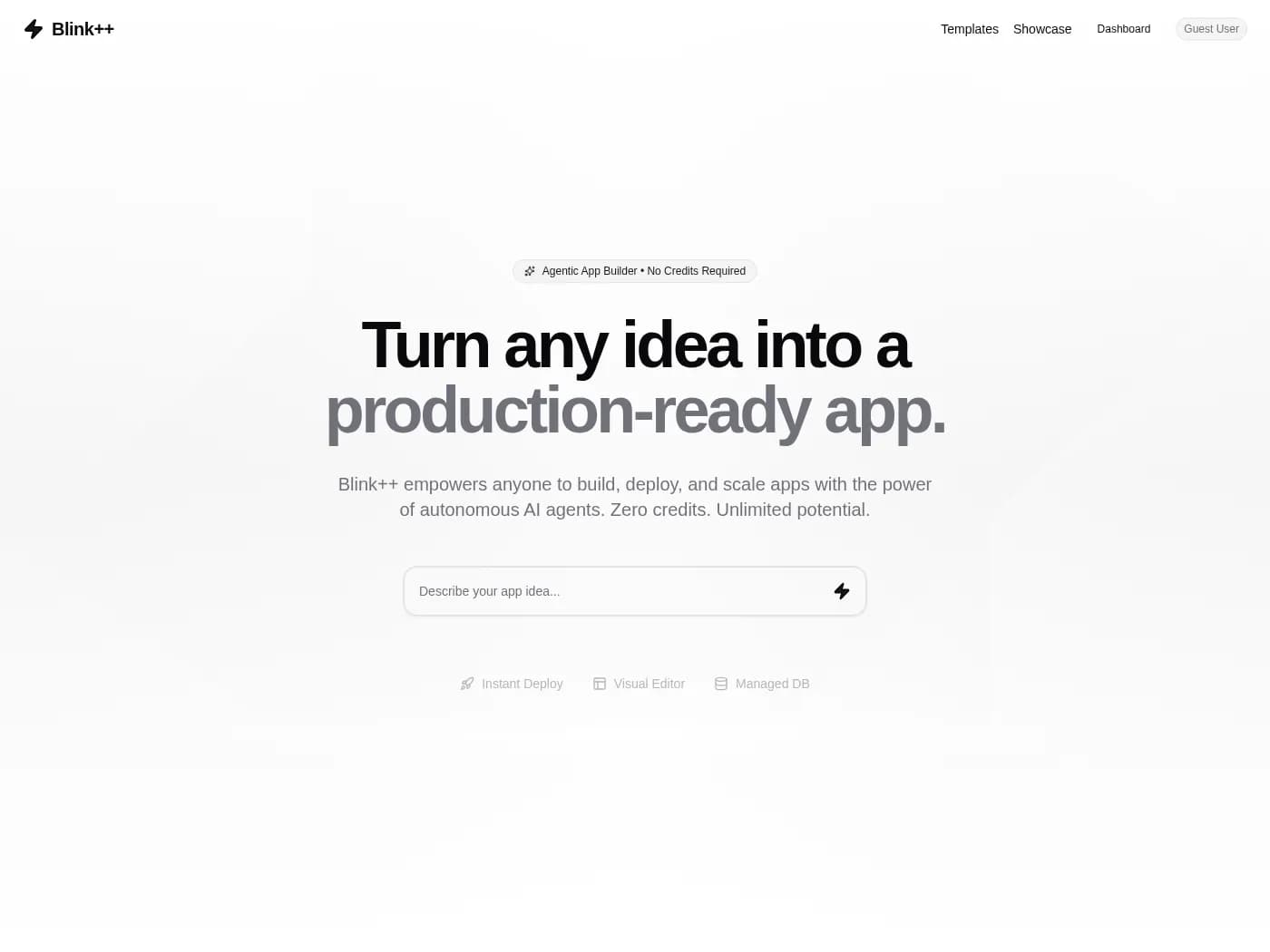 Blink++ App Builder