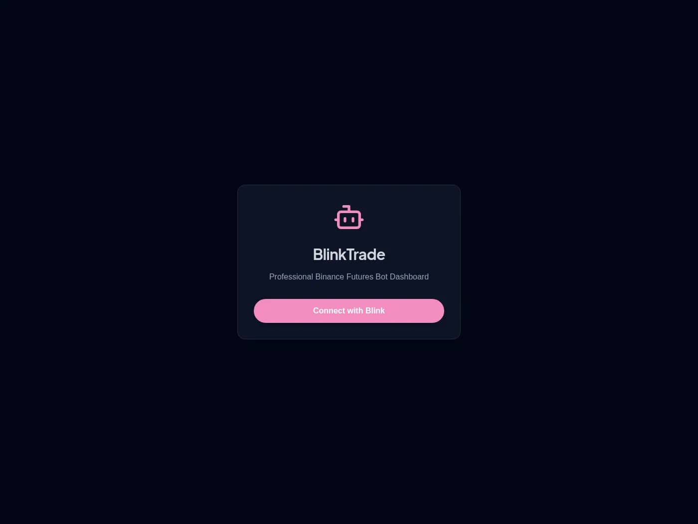 BlinkTrade Dashboard