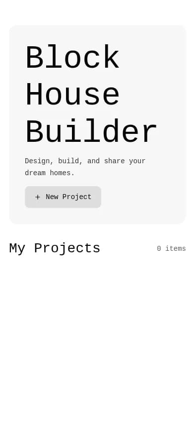 Block House Builder