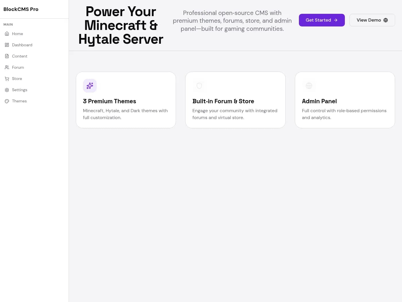 BlockCMS Pro