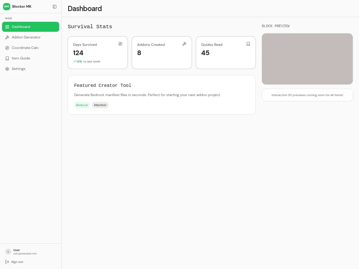 Blocker MK Minecraft Suite