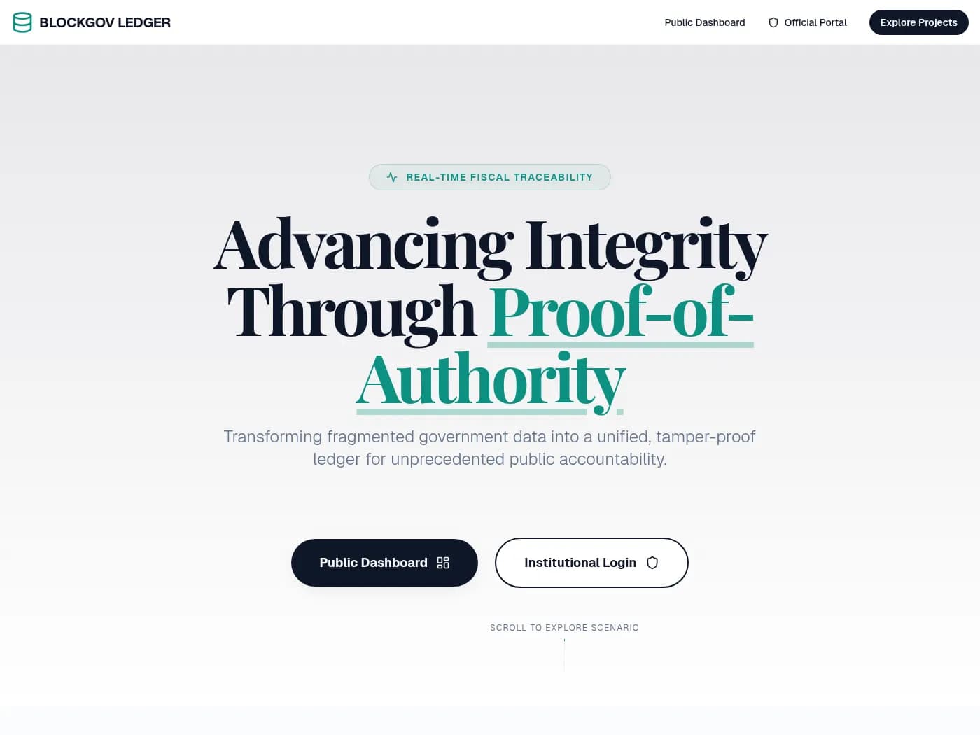 BlockGov Ledger