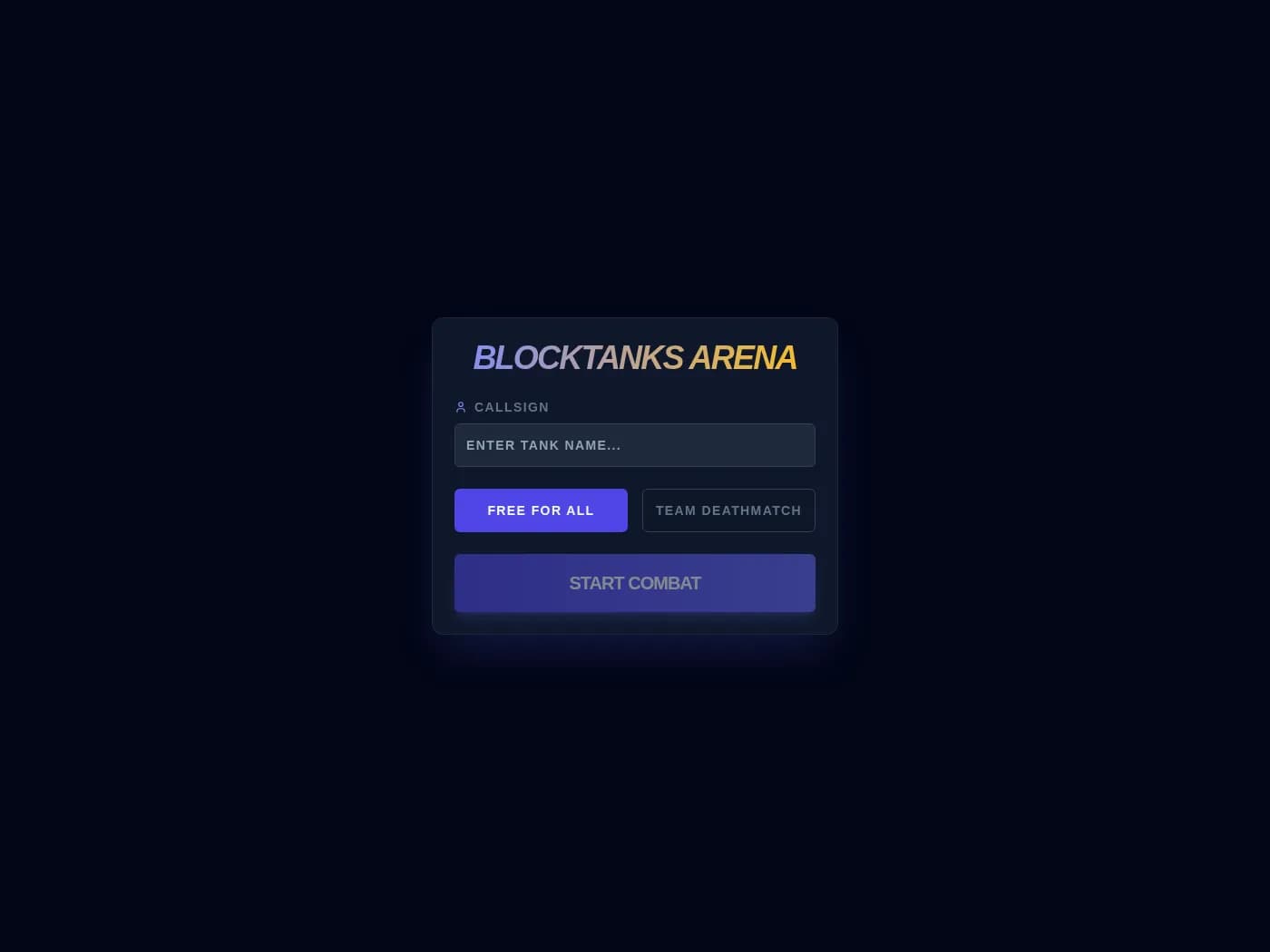 BlockTanks Arena