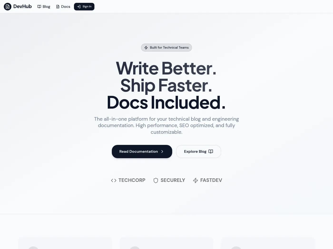Blog & Docs Manager