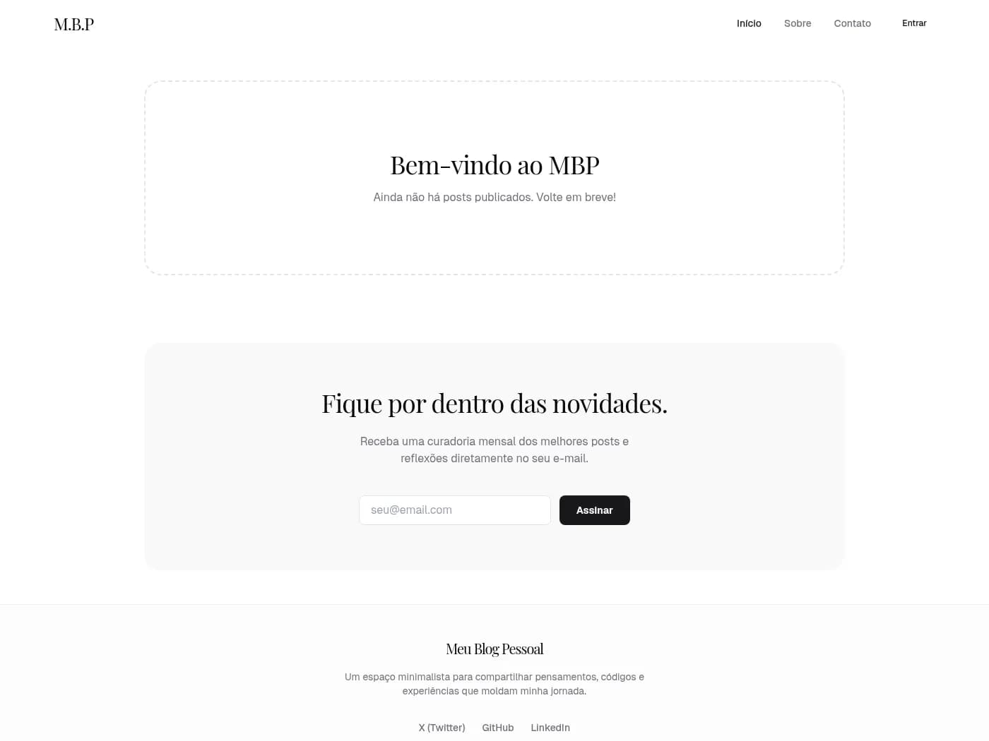 Meu Blog Pessoal