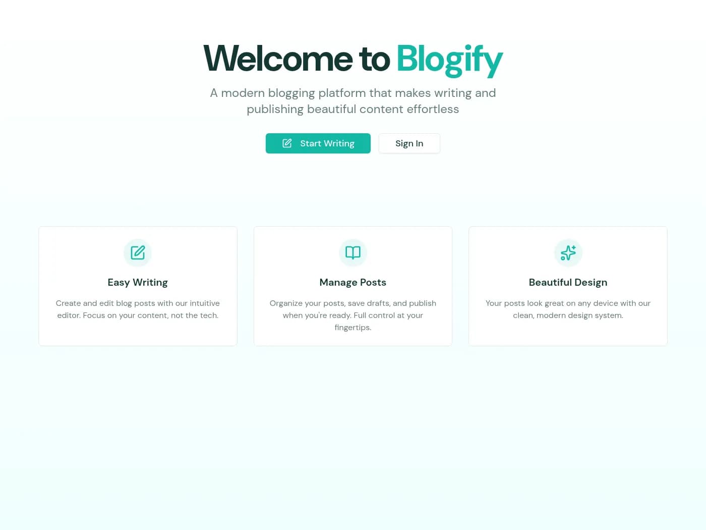 Blogify