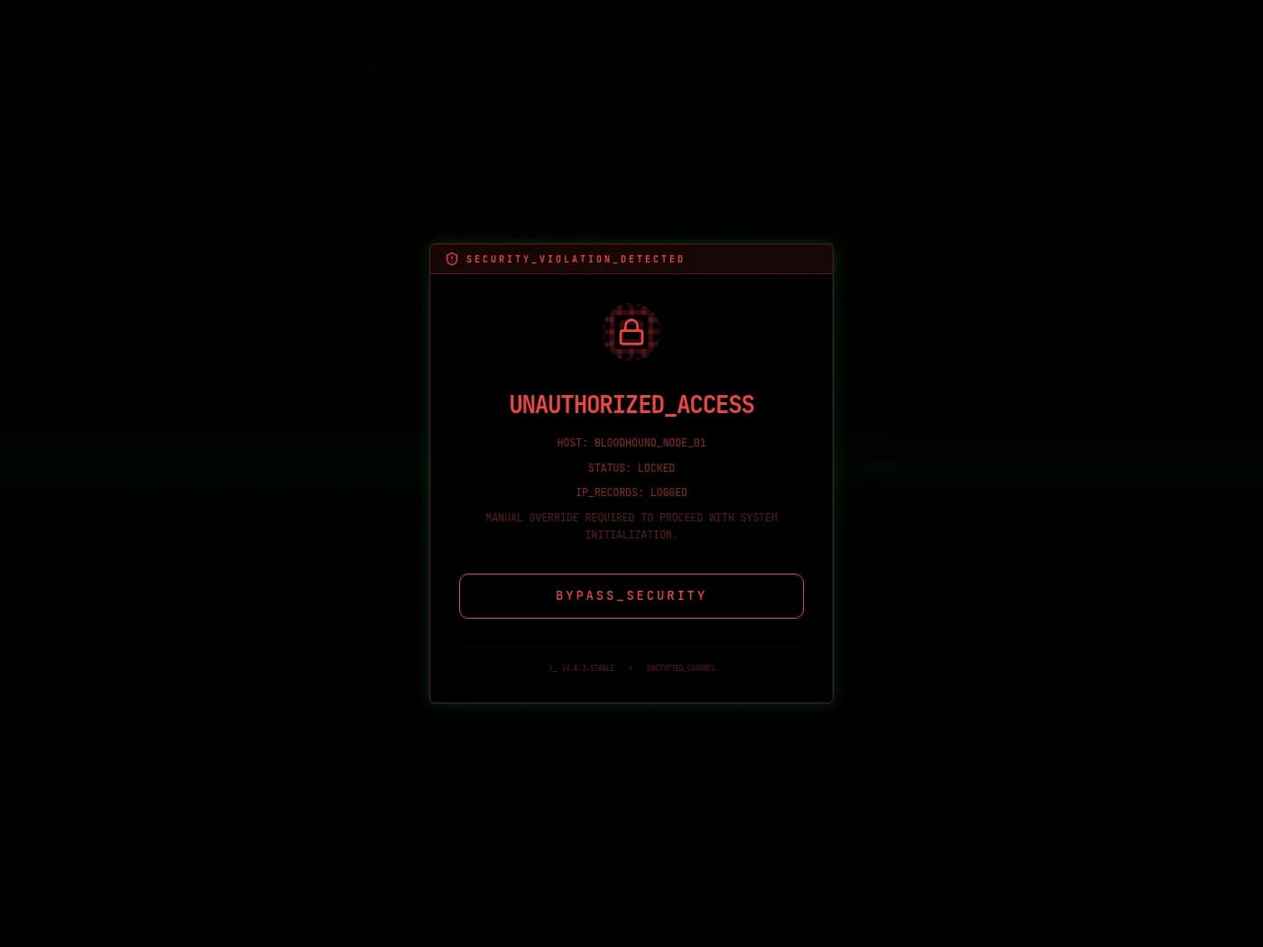 Bloodhound Cyber Dashboard
