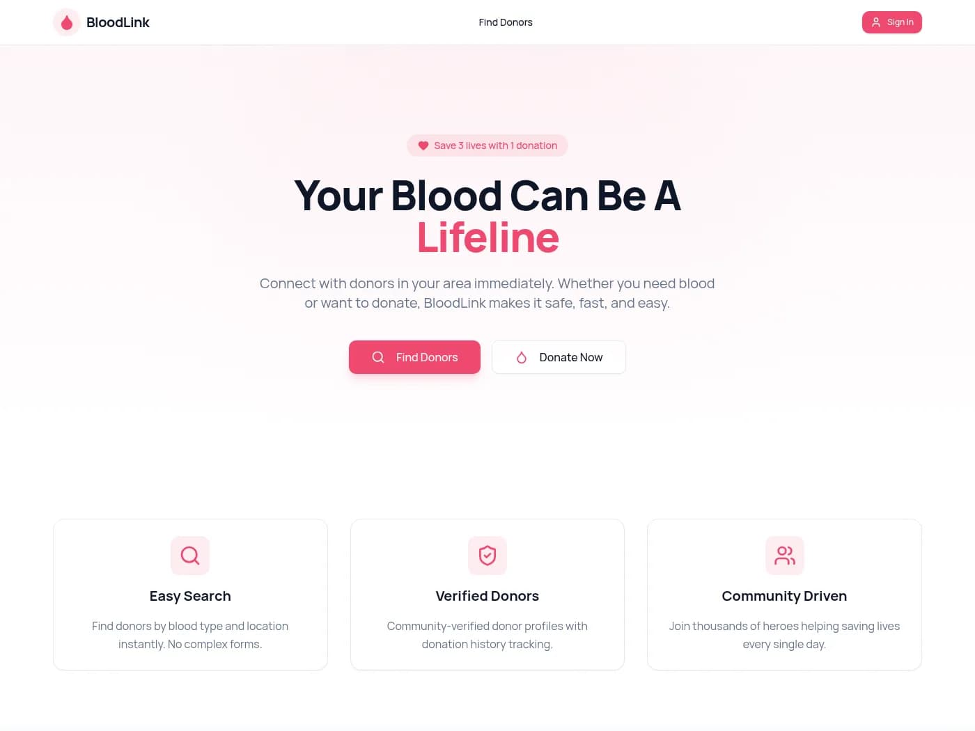 BloodLink Portal