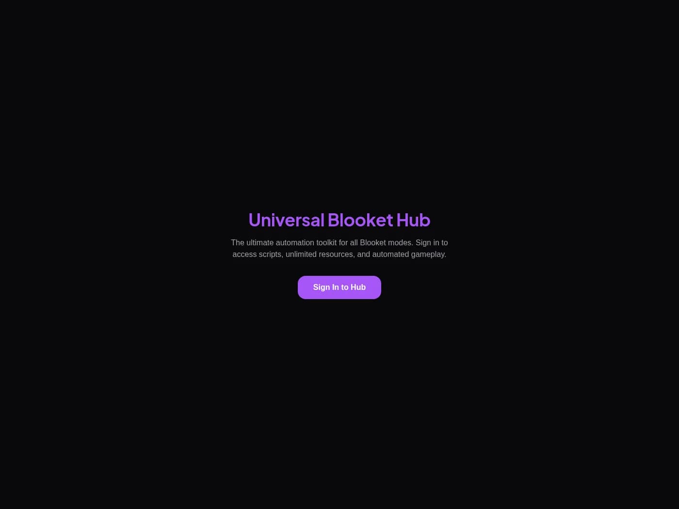 Universal Blooket Bot Hub