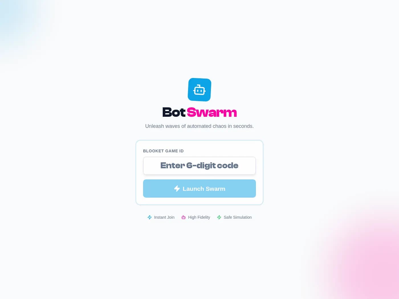 Blooket Bot Swarm