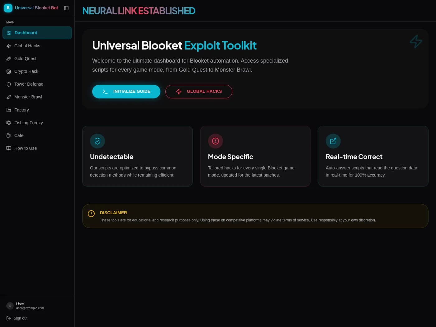 Universal Blooket Bot