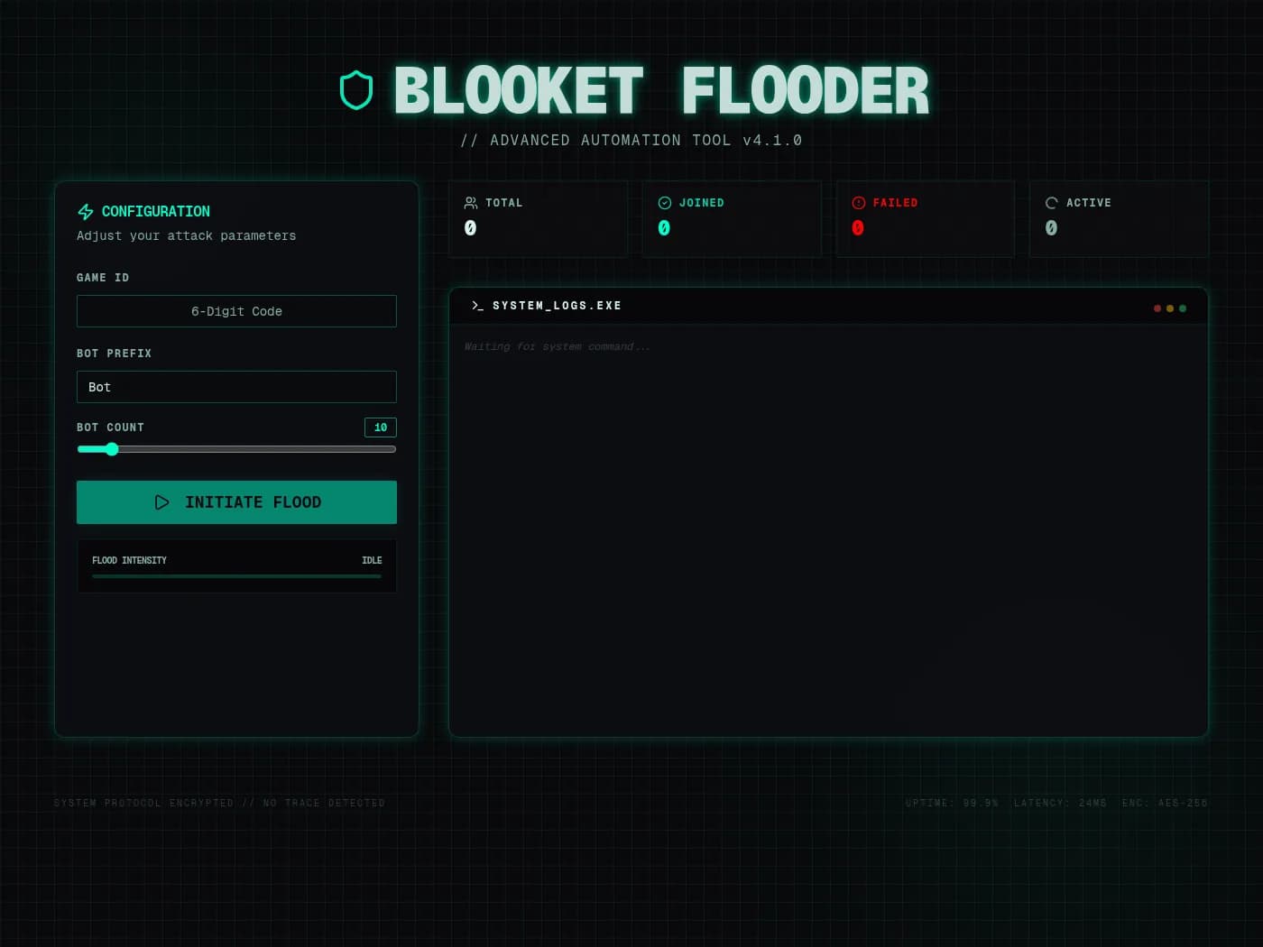 Blooket Flooder Tool