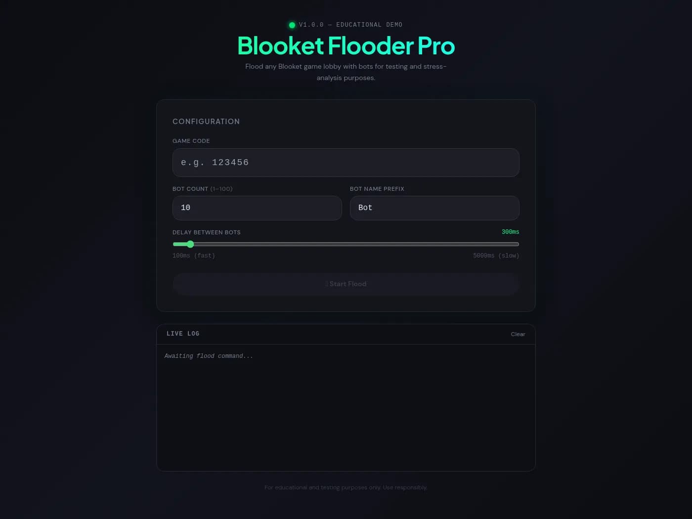 Blooket Flooder Pro