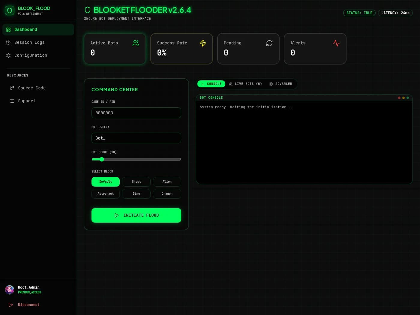 Blookit Game Flooder